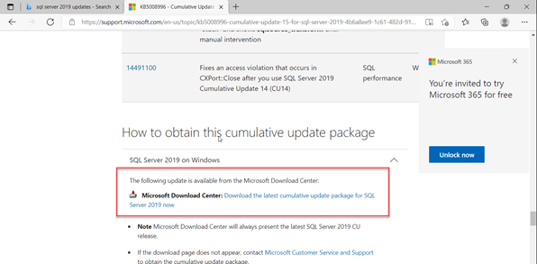 SQL Server 2019 Cumulative Update (CU) Yükleme - İnanç Delibalta